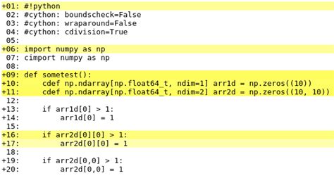 can python be avoided with 2d numpy array in cython stack overflow