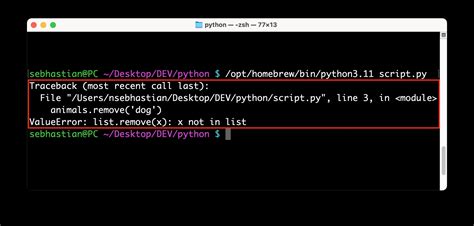 fix python valueerror list remove x x not in list sebhastian