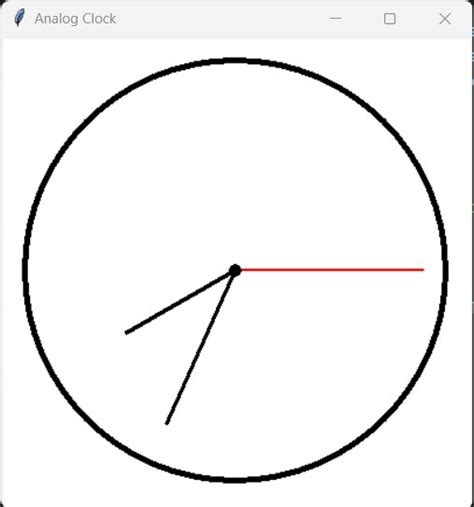 building an analog clock with python and tkinter