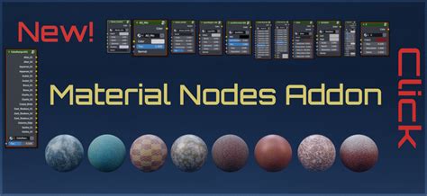 material nodes addon [ ] blendernation