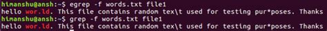 linux fgrep command tutorial for beginners with examples