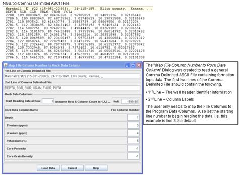 help pc load core data comma delimited file
