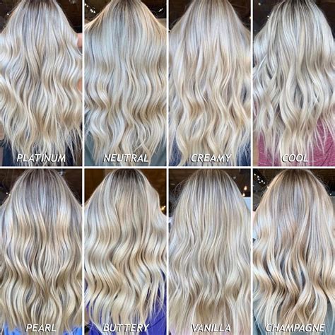 The Best Hair Color Chart With All Shades Of Blonde Brown Red And Black