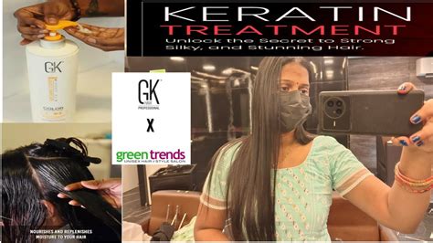 How To Do Gk Keratin Hair Nourishing And Smoothening Treatment At Salon