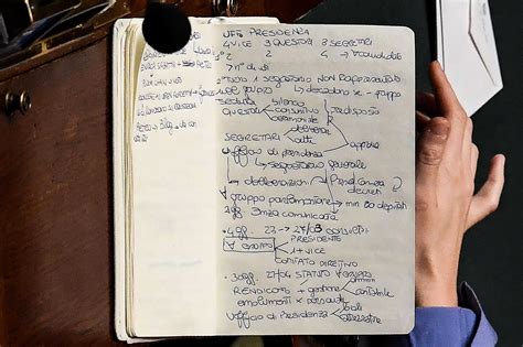Deputato M5s Appunti Cosa Cè Scritto Sullagenda Fotografata Alla Camera