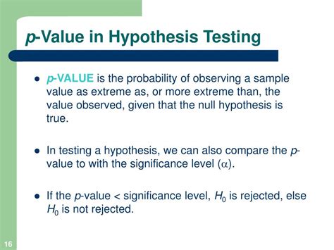 Ppt One Sample Tests Of Hypothesis Powerpoint Presentation Free