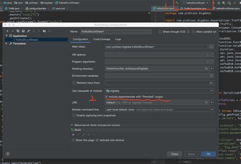 structured streaming kafka spark java lang