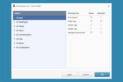 managing permissions caspio online help