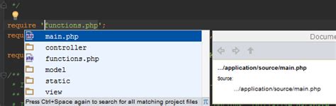 php quick inserting a relative path in phpstorm stack overflow
