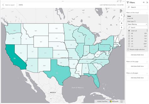 filled map in azure maps power bi visual microsoft azure maps