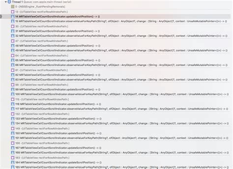 ios rectforrowatindexpath crashing with defined indexpath in