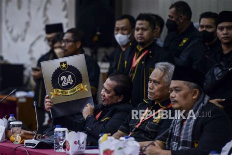 Kpu Tetapkan Partai Ummat Sebagai Parta Peserta Pemilu 2024 Republika