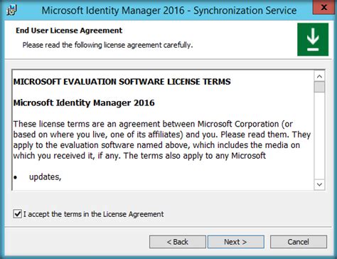 install and configure microsoft identity manager 2016 sp1 for