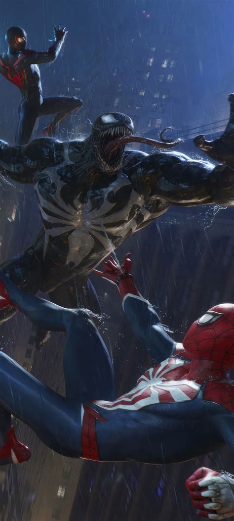 1080x2400 Resolution Spiderman Vs Venom 4k Marvels Spider Man 2