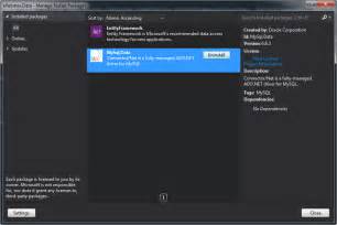 entity framework not able to generate entities with ef6 and mysql