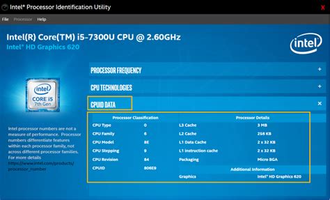 Overview Of The Intel® Processor Identification Utility