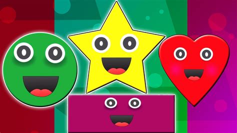 الأشكال أغنية الأشكال للأطفال قافية للأطفال Shapes Song Learn
