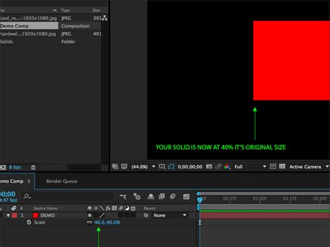 after effects basic animations keyframes storyblocks