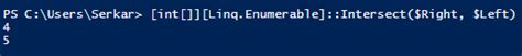 how to use linq in powershell to compare arrays spo scripts