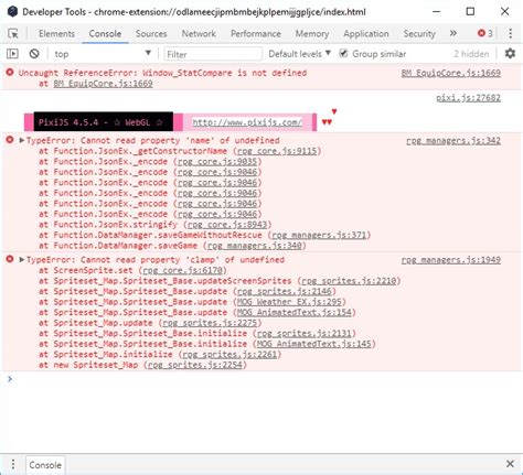 typeerror cannot read property name of undefined rpg maker forums