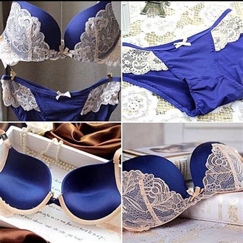 Sexy Satin Lace Embroidery Bra Set Womens Fashion New Undergarments
