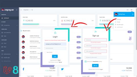 laravel admin dashboard version 04