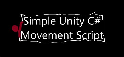 simple unity player movement script c by willpunchitgames