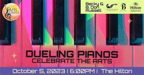 Celebrate The Arts Dueling Pianos Bcs Calendar