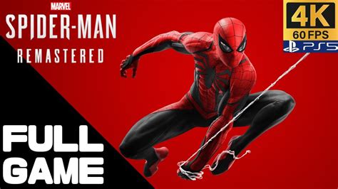 Ps5 Marvels Spiderman Remastered Edition Sony Playstation 5 Digital