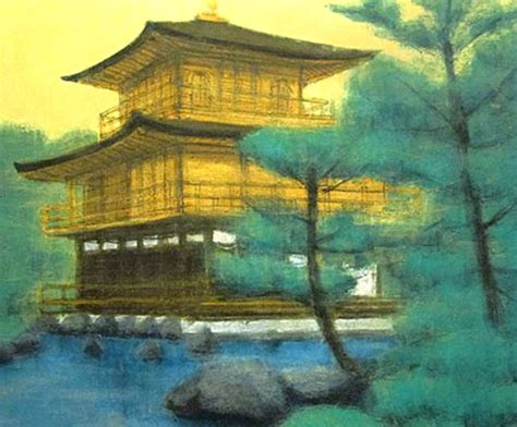 平山郁夫 金閣寺（2007年） 絵画など美術品の販売と買取 東京・銀座 おいだ美術