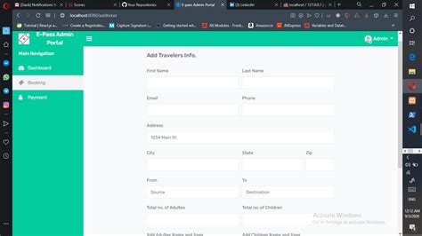 github harsh ohm react laravel e ticket booking admin portal 1 1 part