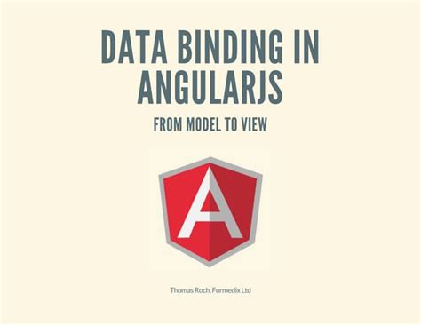 Data Binding In Angularjs From Model To View Ppt