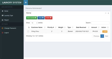 free source code in php mysql laundry management system php