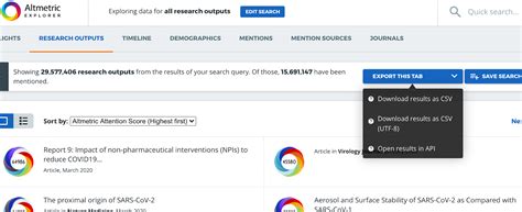 explorer api altmetric