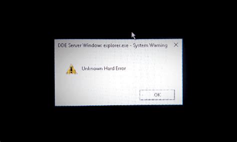 how to fix unknown hard error on windows 10 8 7