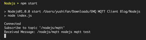 how to use mqtt in node js dev community