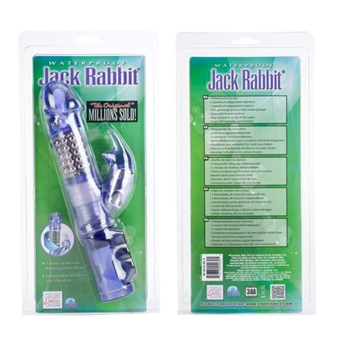 New Genuine California Exotics Waterproof Jack Rabbit Vibrator W