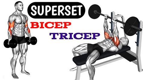 Superset Bicep Tricep Workout Biceps And Triceps Workout Superset