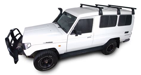 Rhino Hd Rl210 Black 3 Bar Roof Rack For Volkswagen Kombi T2 2dr Van