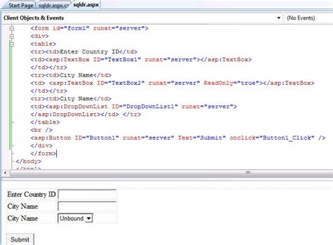 technology comes with idea how to bind data to dorpdownlist textbox