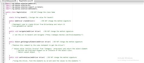 all webelements objective to understand the basic selenium operations