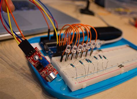 sound sensitive lights w sound sensor and arduino