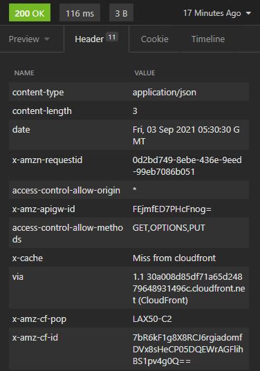 amazon web services cors request to api gateway not working in
