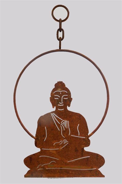 Metal Wall Art Buddha By Redgrassdesigns On Etsy