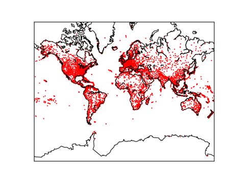 sqlite plotting points on python basemap yields runtime