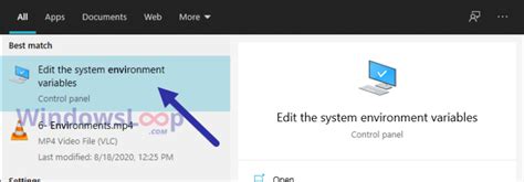 how to add environment variable in windows 10