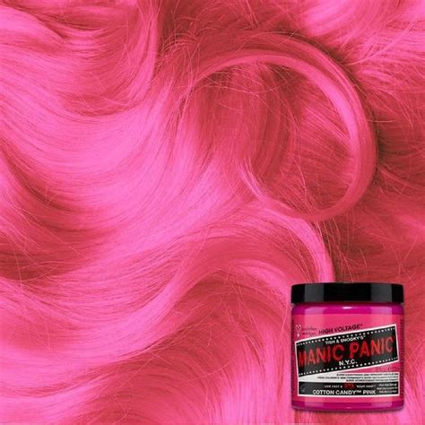 Manic Panic Cotton Candy Pink Hair Dye Classic High Voltage Semi