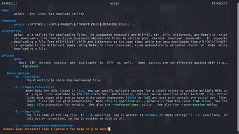 aria2 multi protocol command line download tool for