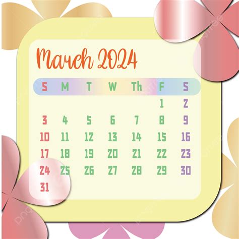Calendrier Mars 2024 Cactus Mignon Png 2024 Calendrier Mensuel Porn