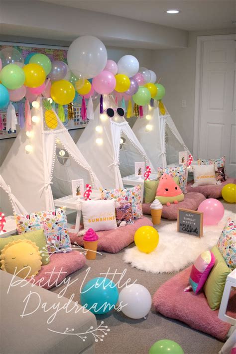 Birthday Sleepover Ideas Cute Birthday Ideas Sleepover Birthday